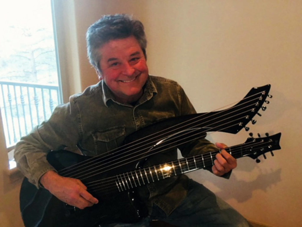 Greg takes leap of faith with Synergy X20 harp guitar - Emerald Guitars