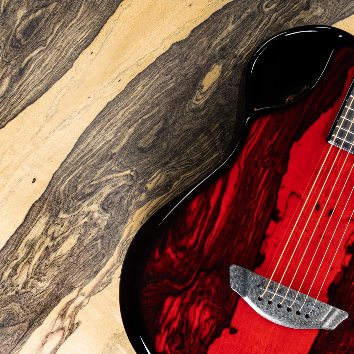 Emerald Guitars - Veneer Showcase - Personalise your guitar