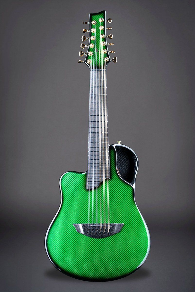 Amicus Lefty Green - Emerald Guitars
