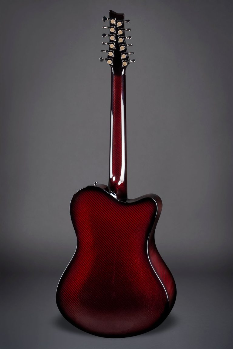 X20-12 String Lefty Red - Emerald Guitars