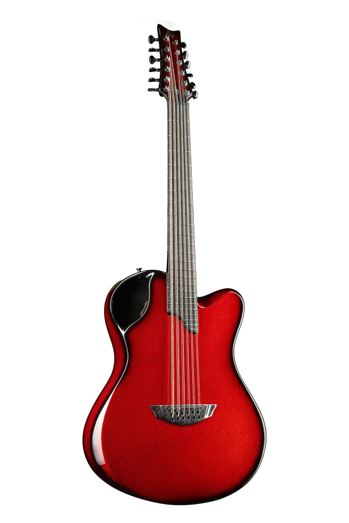 X20-12 String Vibrant Red - Emerald Guitars