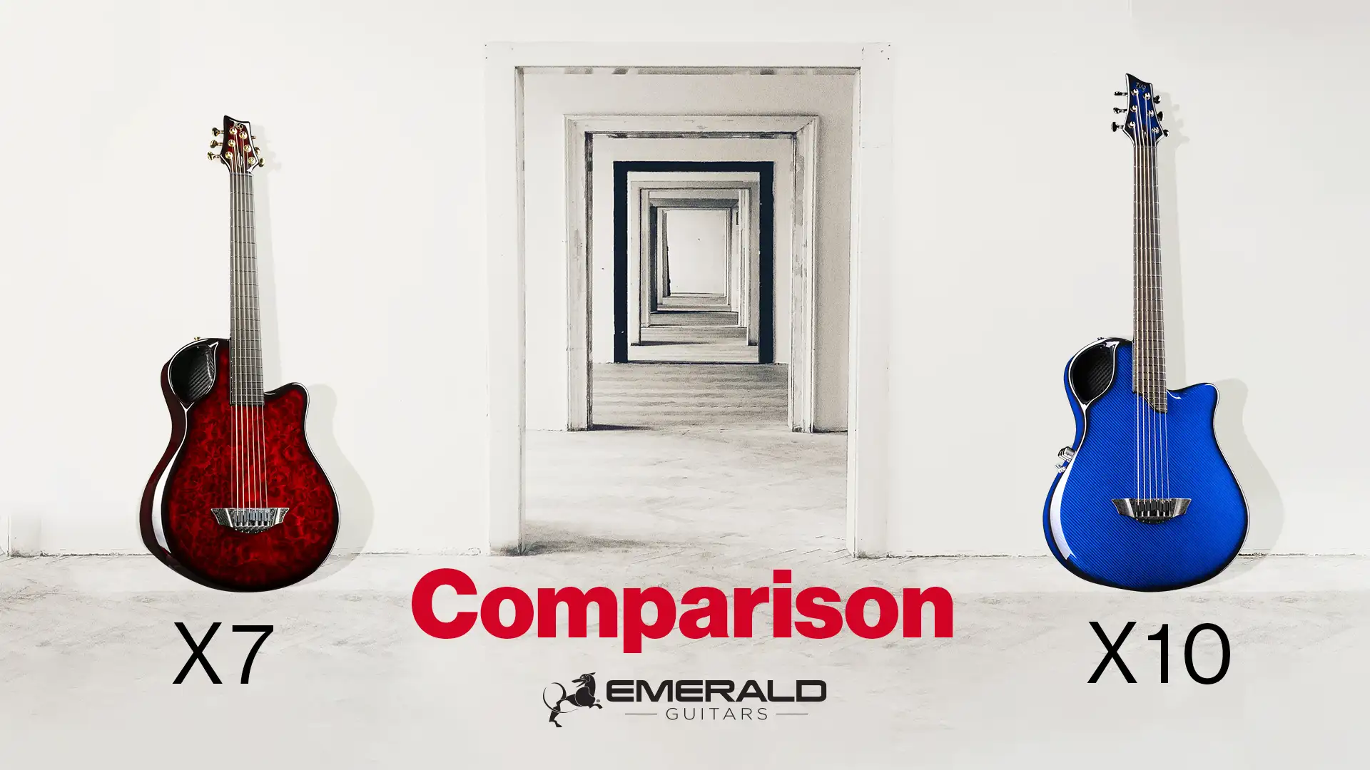 Model Comparison: Emerald X7 vs X10 - Emerald Guitars