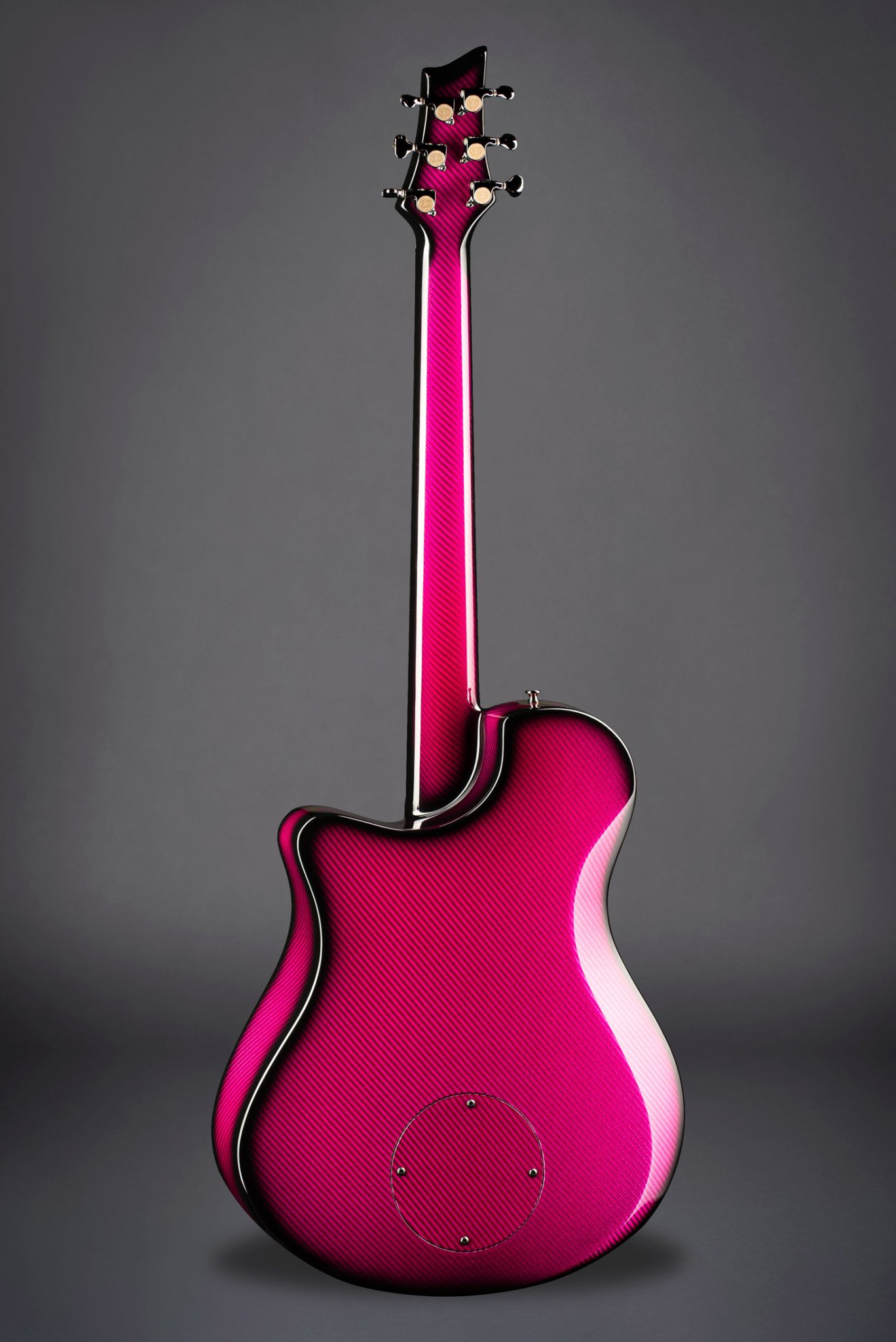 Virtuo Birds Eye Maple (inlay vine silver pink) - Emerald Guitars