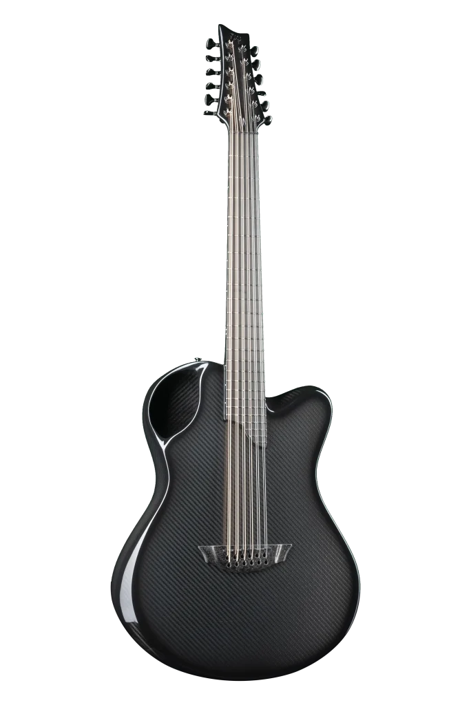 X20-12 String Black - Emerald Guitars