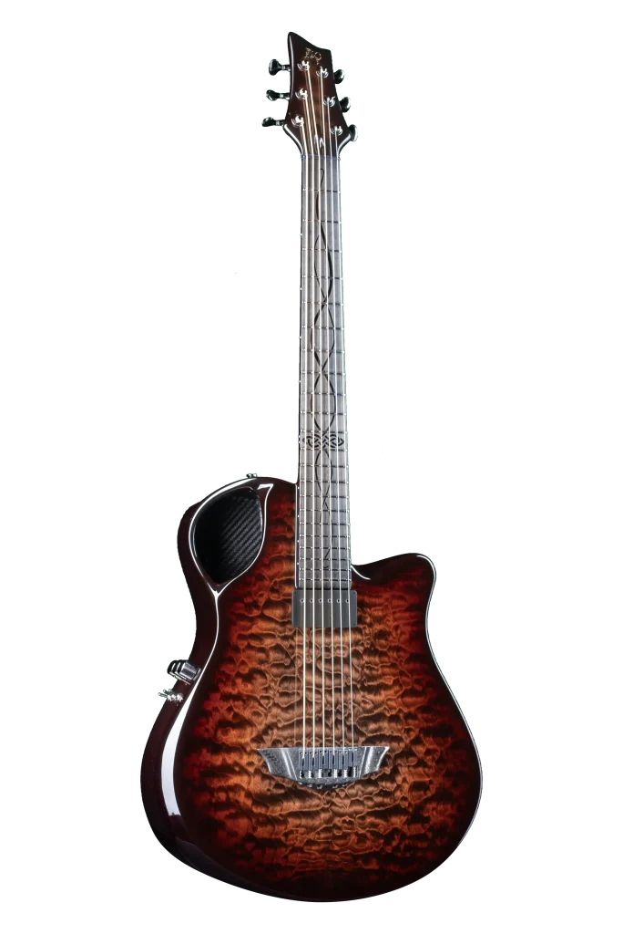 X10 Black Quilted Maple - Emerald Guitars