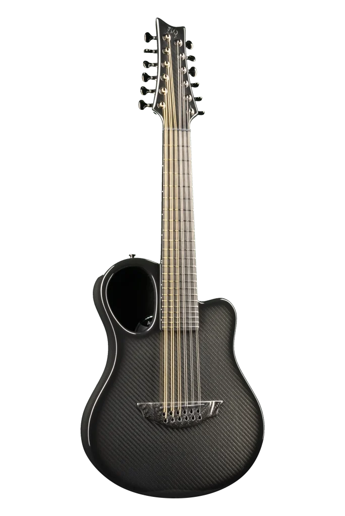 Amicus Black - Emerald Guitars