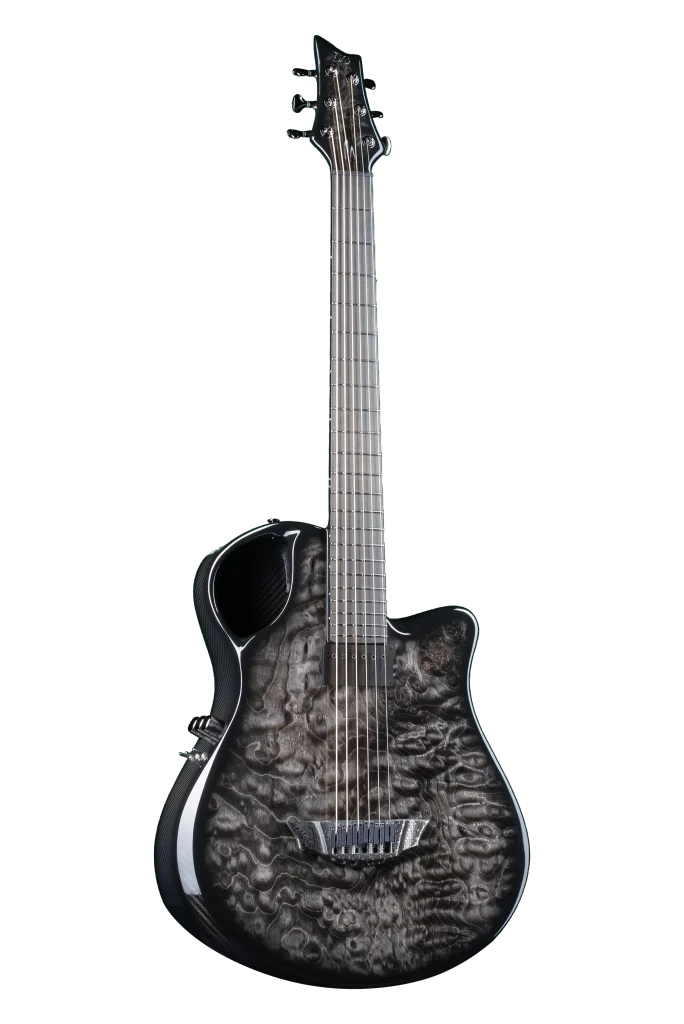 X10 Black Quilted Maple - Emerald Guitars