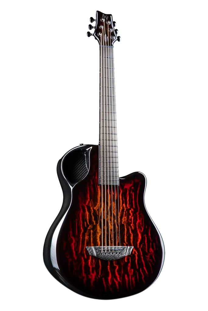 X7 Black Quilted Maple - Emerald Guitars