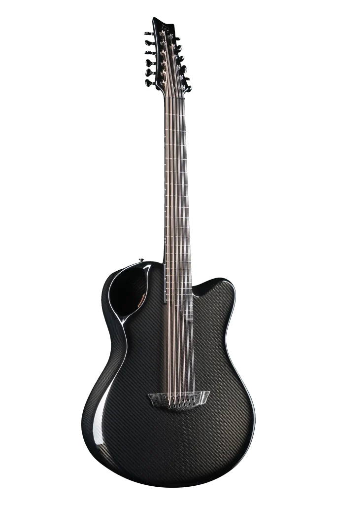 X20-12 String Black - Emerald Guitars
