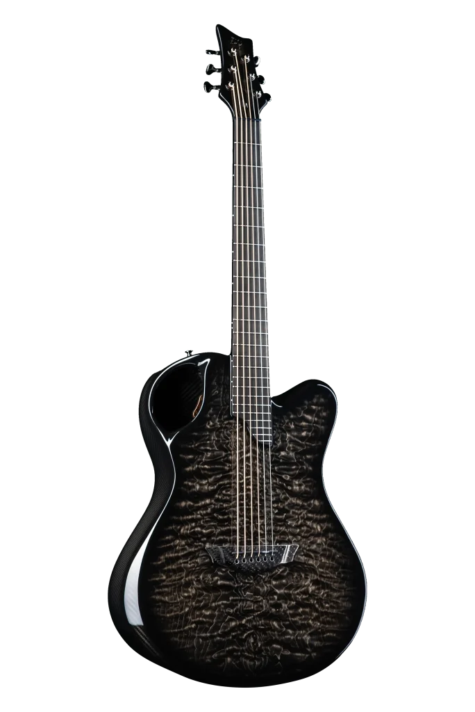 X20 Black Quilted Maple - Emerald Guitars